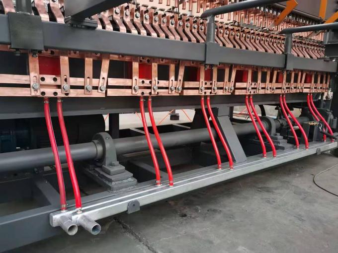 5.5kw Cross Wire Hopper Load 100kg Wire PLC Fence Panel Machine